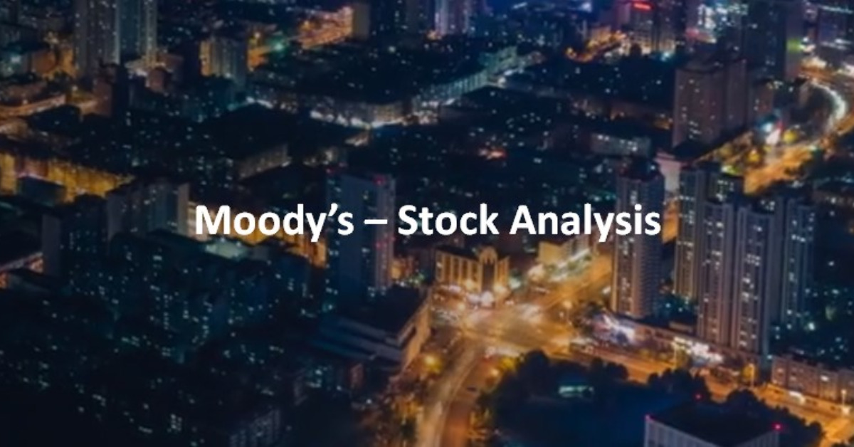 Moody's - Stock Analysis